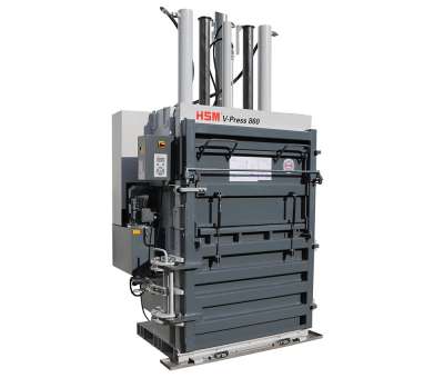 Vertical baler | Save space and costs | HSM