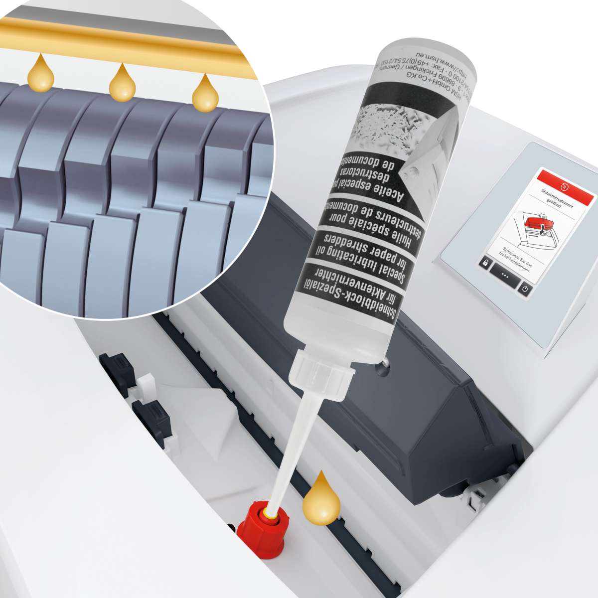 HSM SECURIO P44i - 3.9 x 40 mm | Document Shredders | Shredding | HSM