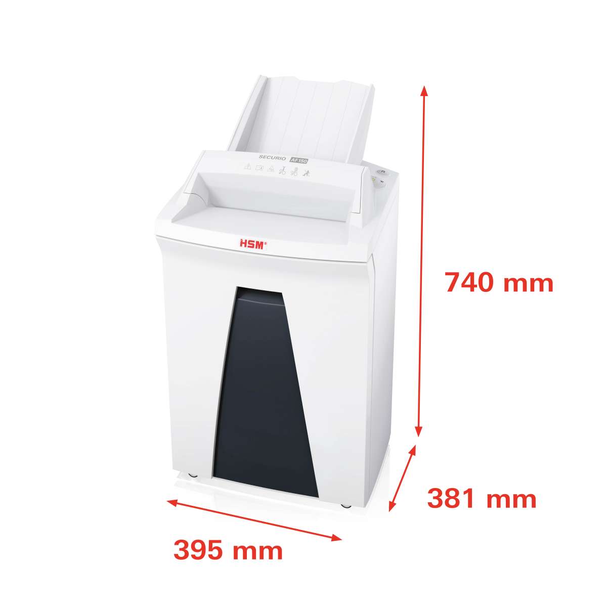 HSM SECURIO AF150 - 4.5 x 30 mm | Document Shredders | Shredding | HSM