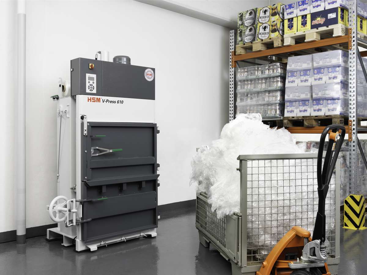 HSM V-Press 610 | Presse à balle verticale | Compactage | HSM