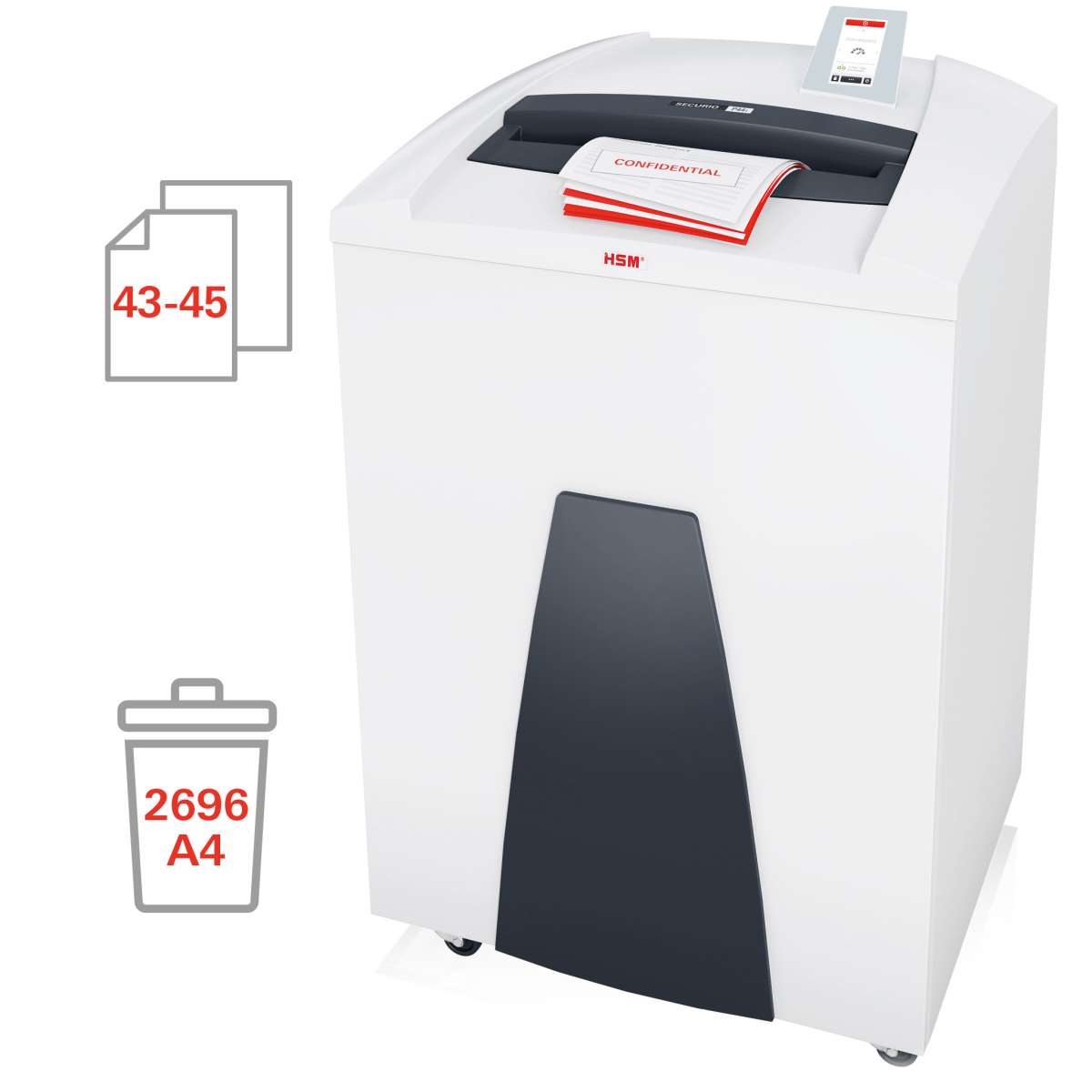 HSM SECURIO P44i - 3.9 x 40 mm | Document Shredders | Shredding | HSM